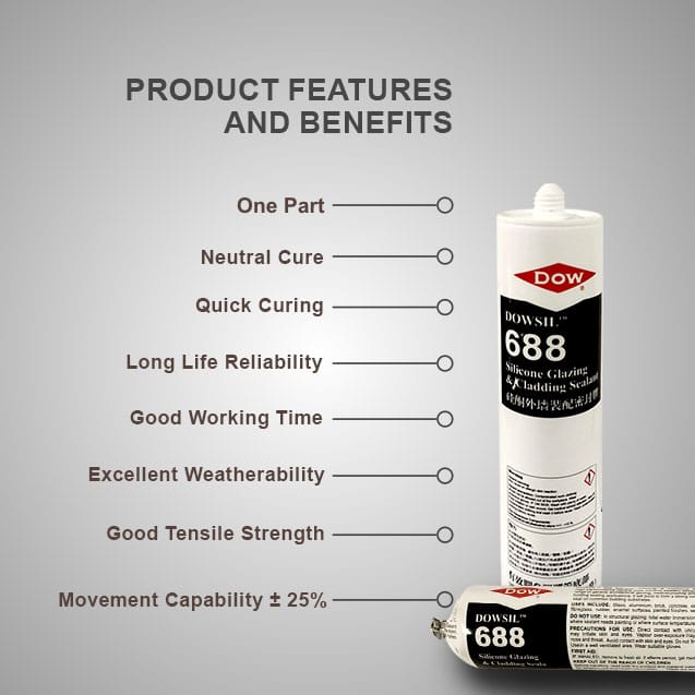 DOWSIL™ 688 Glazing and Cladding Sealant